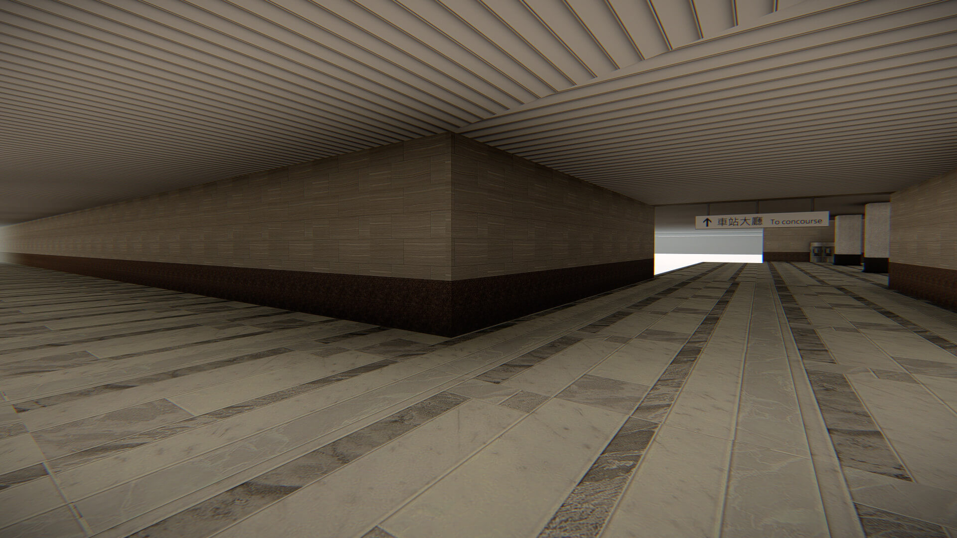 Metro Station Subway - 3D Model by AlphaGroup