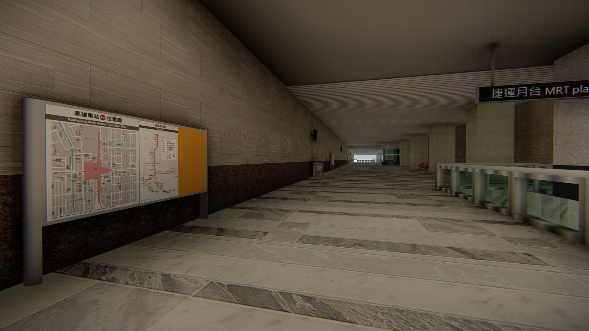Metro Station Subway - 3D Model by AlphaGroup