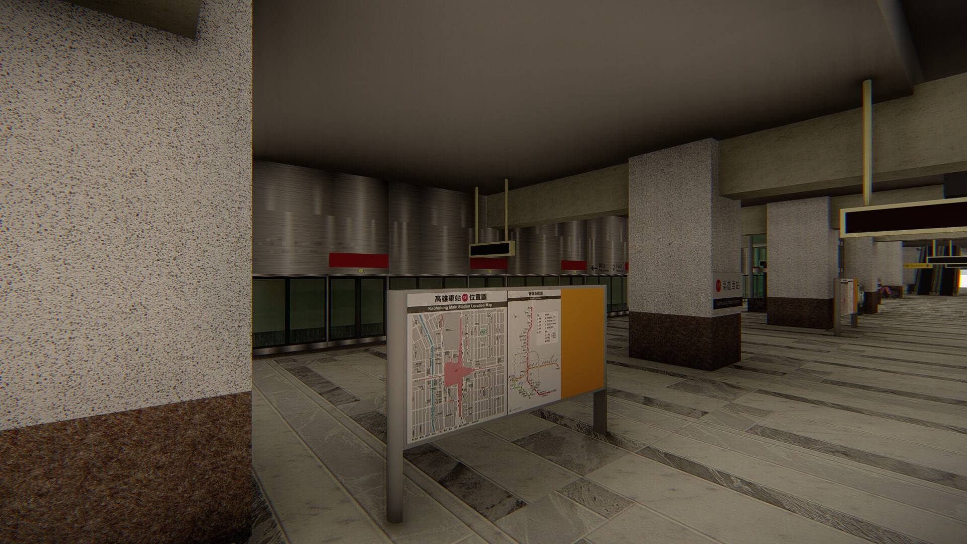 Metro Station Subway - 3D Model by AlphaGroup