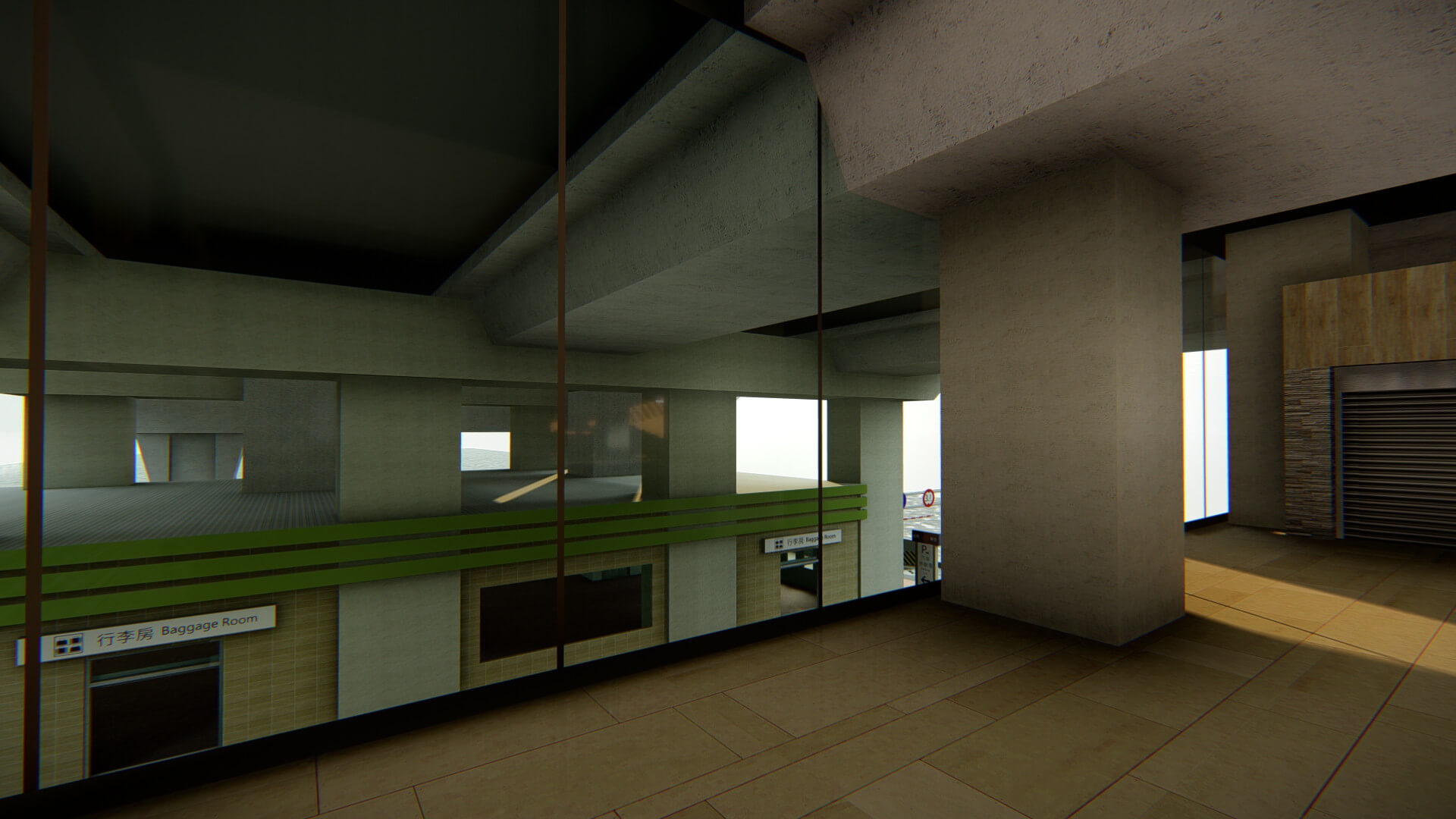 Metro Station Subway - 3D Model by AlphaGroup