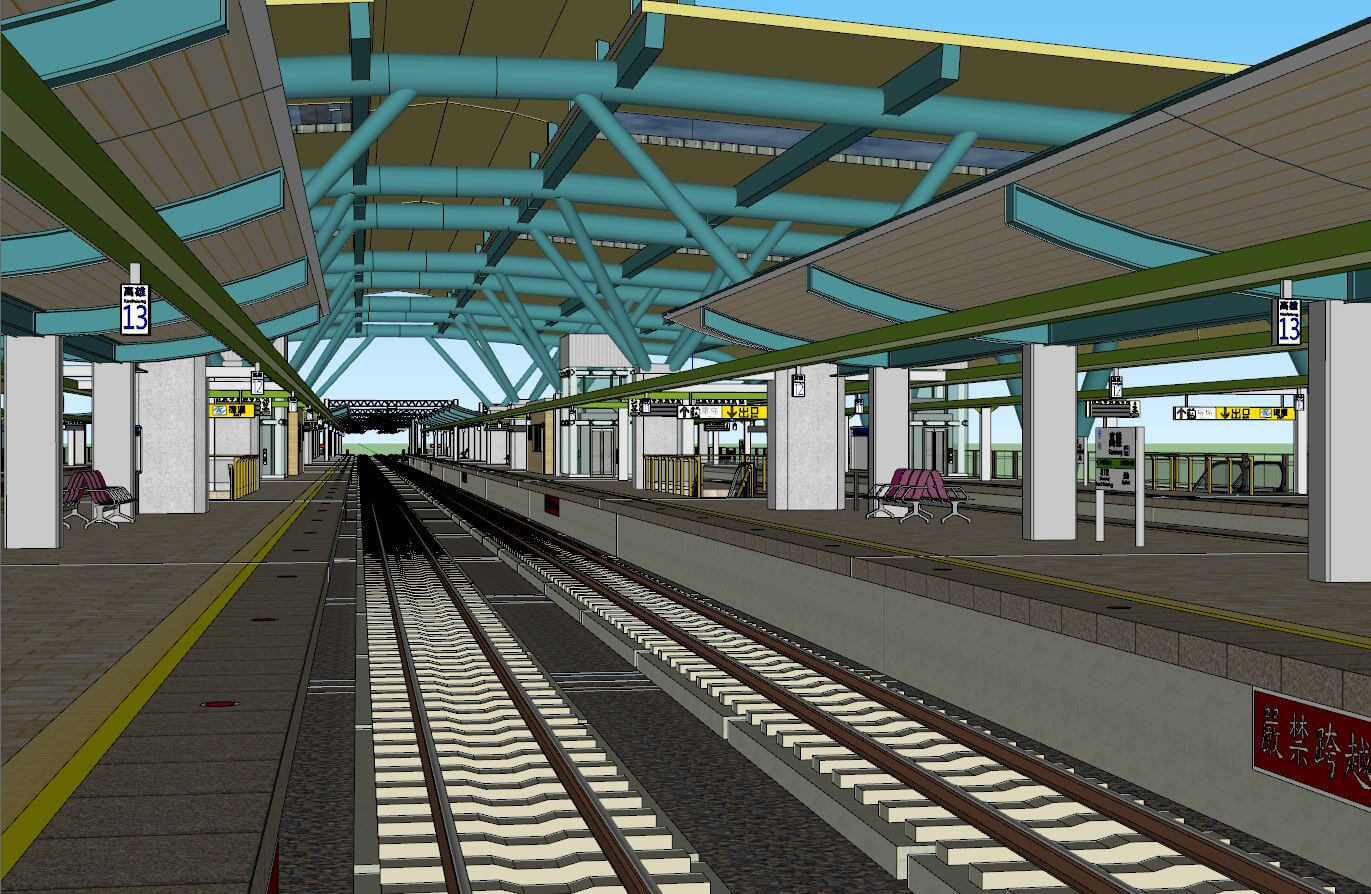 Metro Station Subway - 3D Model by AlphaGroup