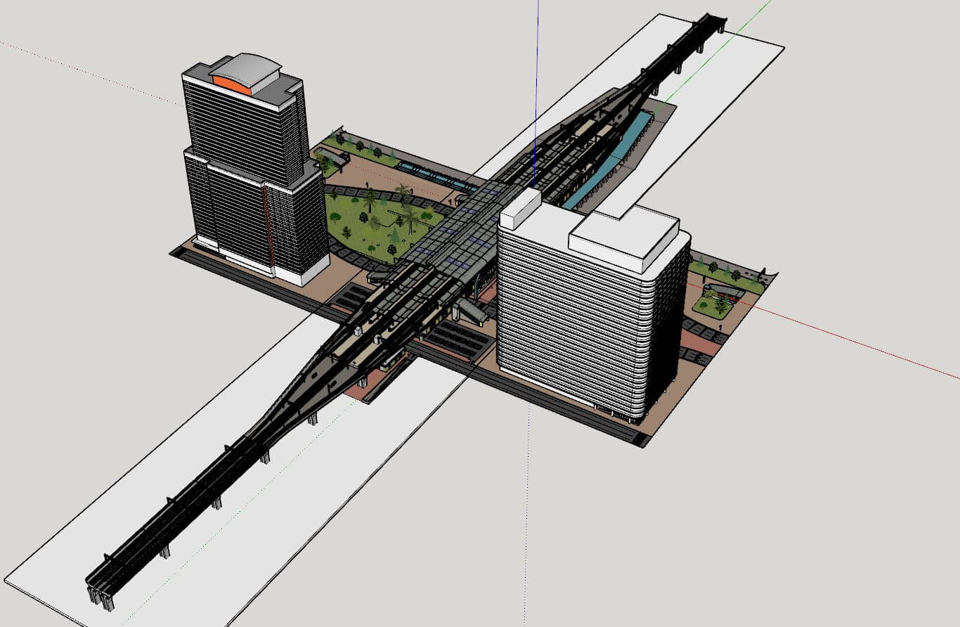 Metro Station Subway - 3D Model by AlphaGroup