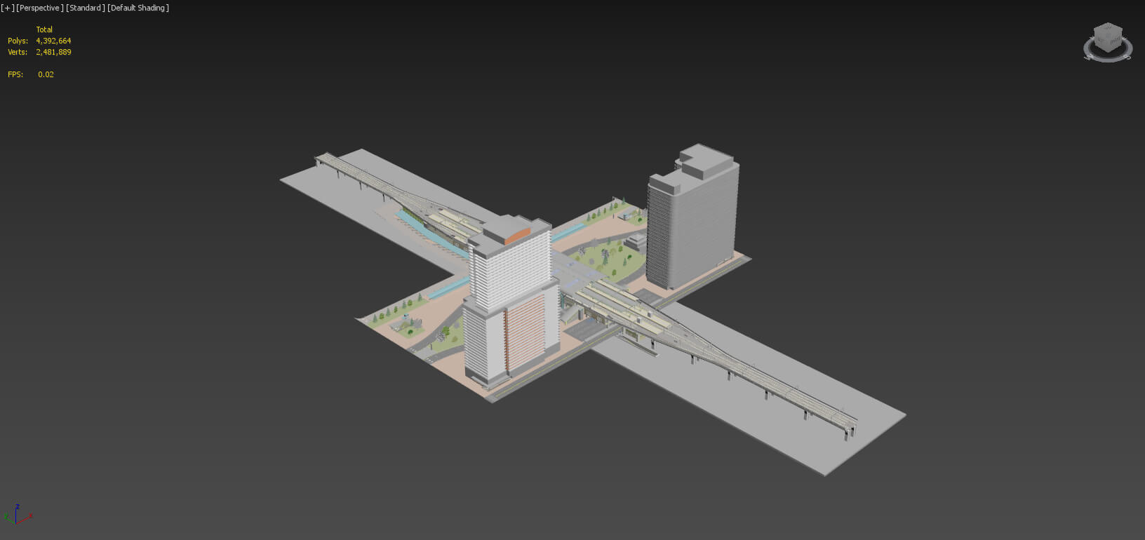 Metro Station Subway - 3D Model by AlphaGroup