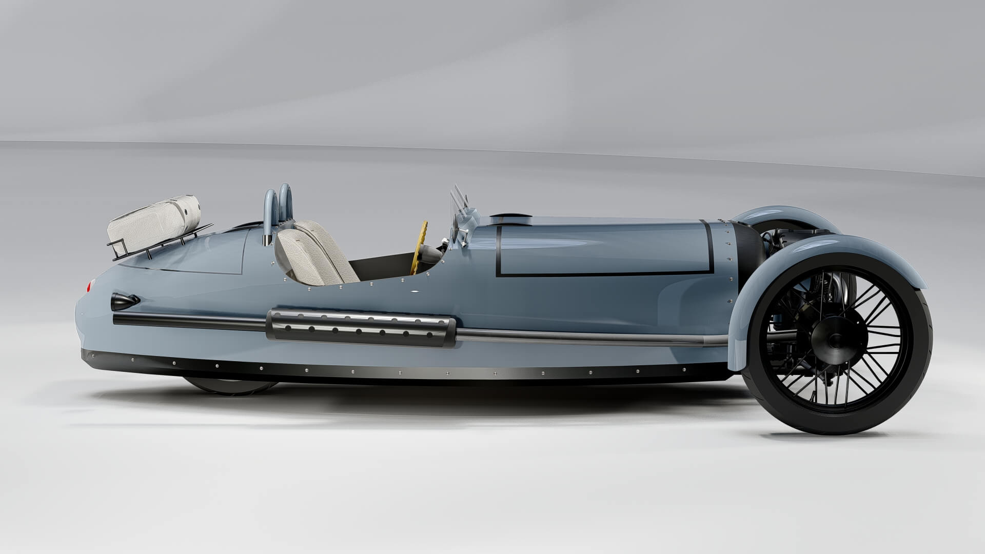 MG Morgan 3 Wheeler - 3D Model by AlphaGroup