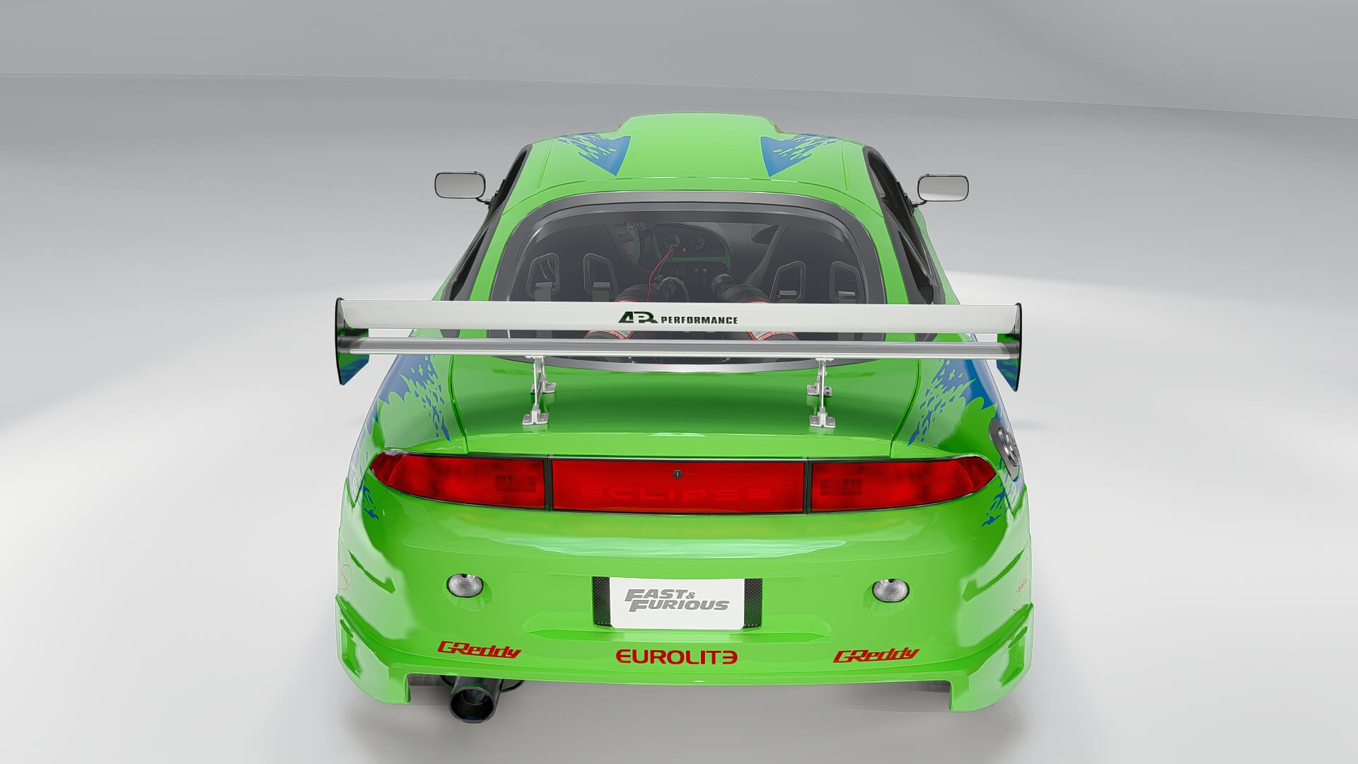 Mitsubishi Eclipse Fast & Furious - 3D Model by AlphaGroup