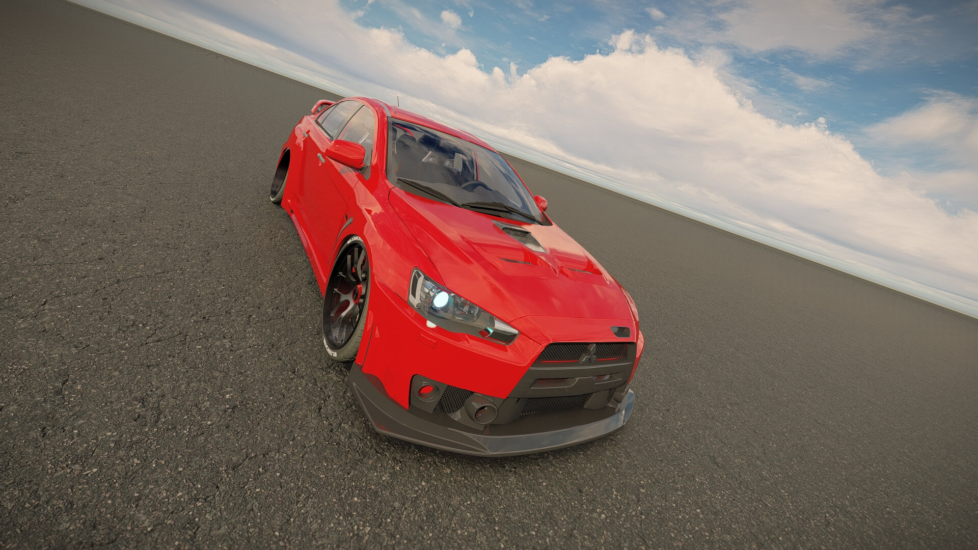 Mitsubishi Lancer Evo FQ400 - 3D Model by AlphaGroup