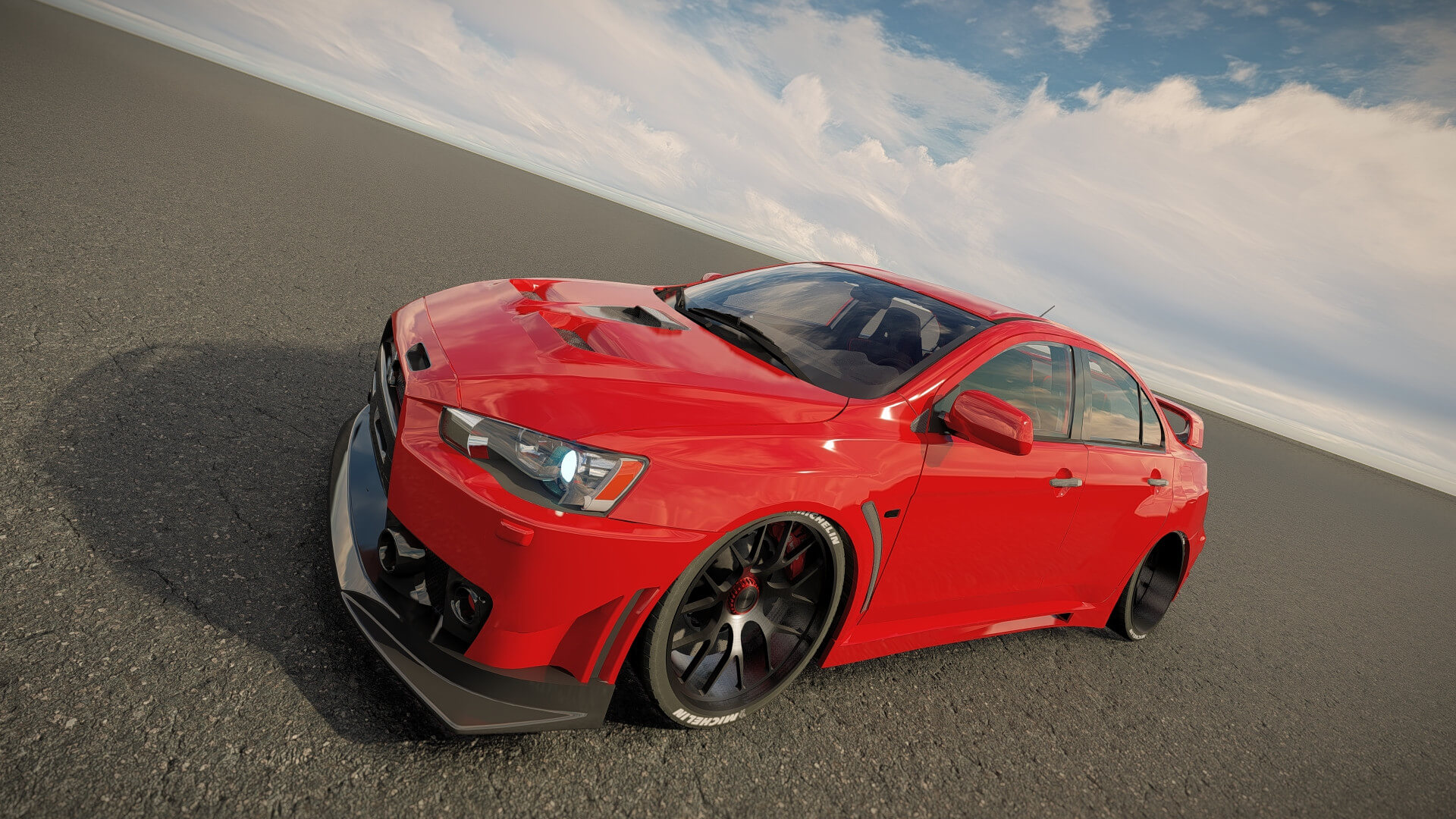 Mitsubishi Lancer Evo FQ400 - 3D Model by AlphaGroup