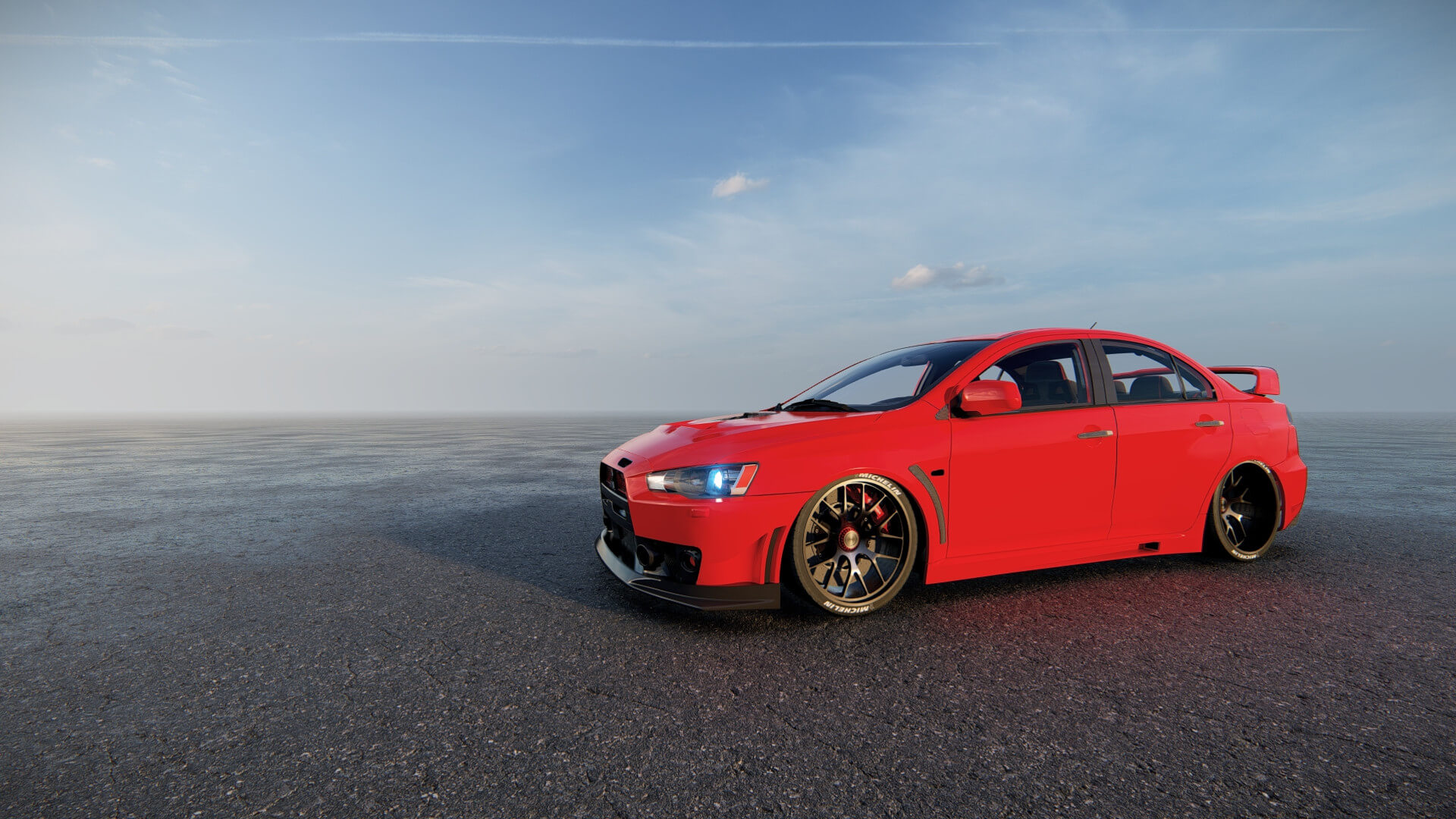 Mitsubishi Lancer Evo FQ400 - 3D Model by AlphaGroup