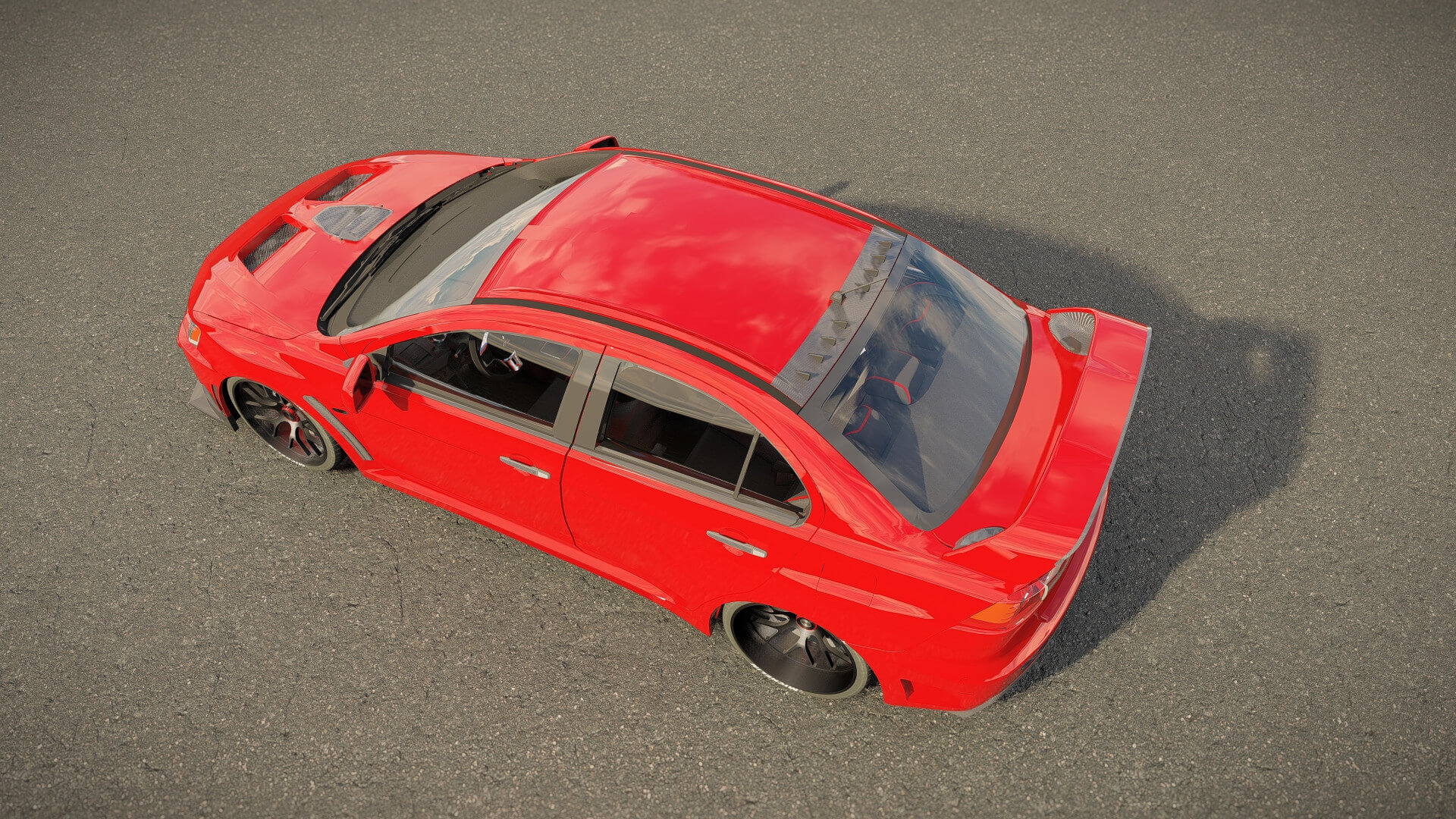 Mitsubishi Lancer Evo FQ400 - 3D Model by AlphaGroup