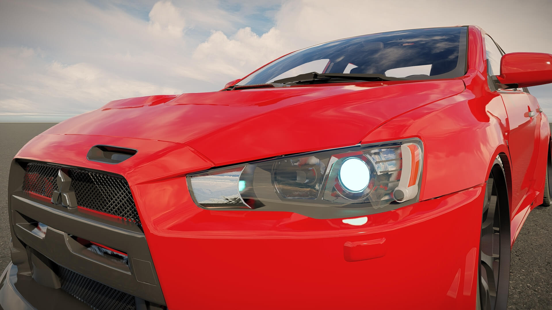 Mitsubishi Lancer Evo FQ400 - 3D Model by AlphaGroup