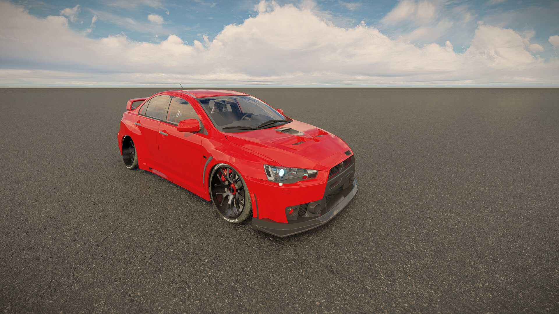Mitsubishi Lancer Evo FQ400 - 3D Model by AlphaGroup