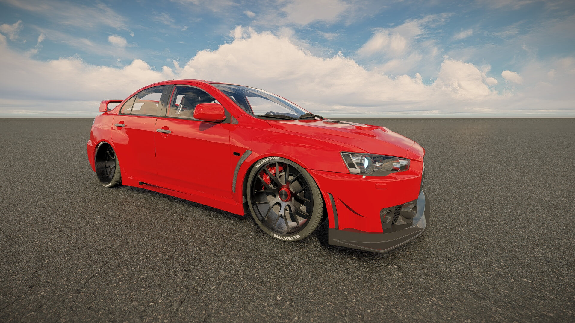 Mitsubishi Lancer Evo FQ400 - 3D Model by AlphaGroup