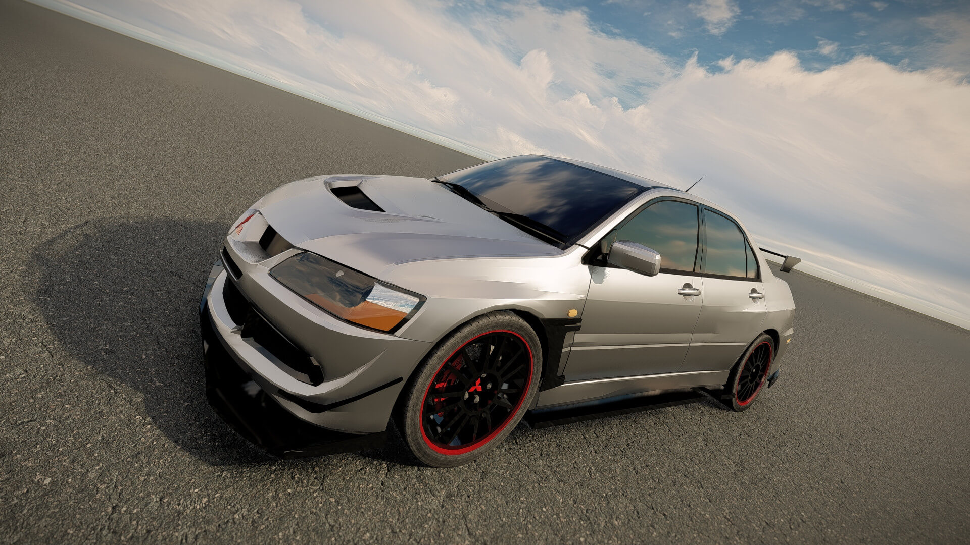 Mitsubishi Lancer Evo VIII Tuned - 3D Model by AlphaGroup