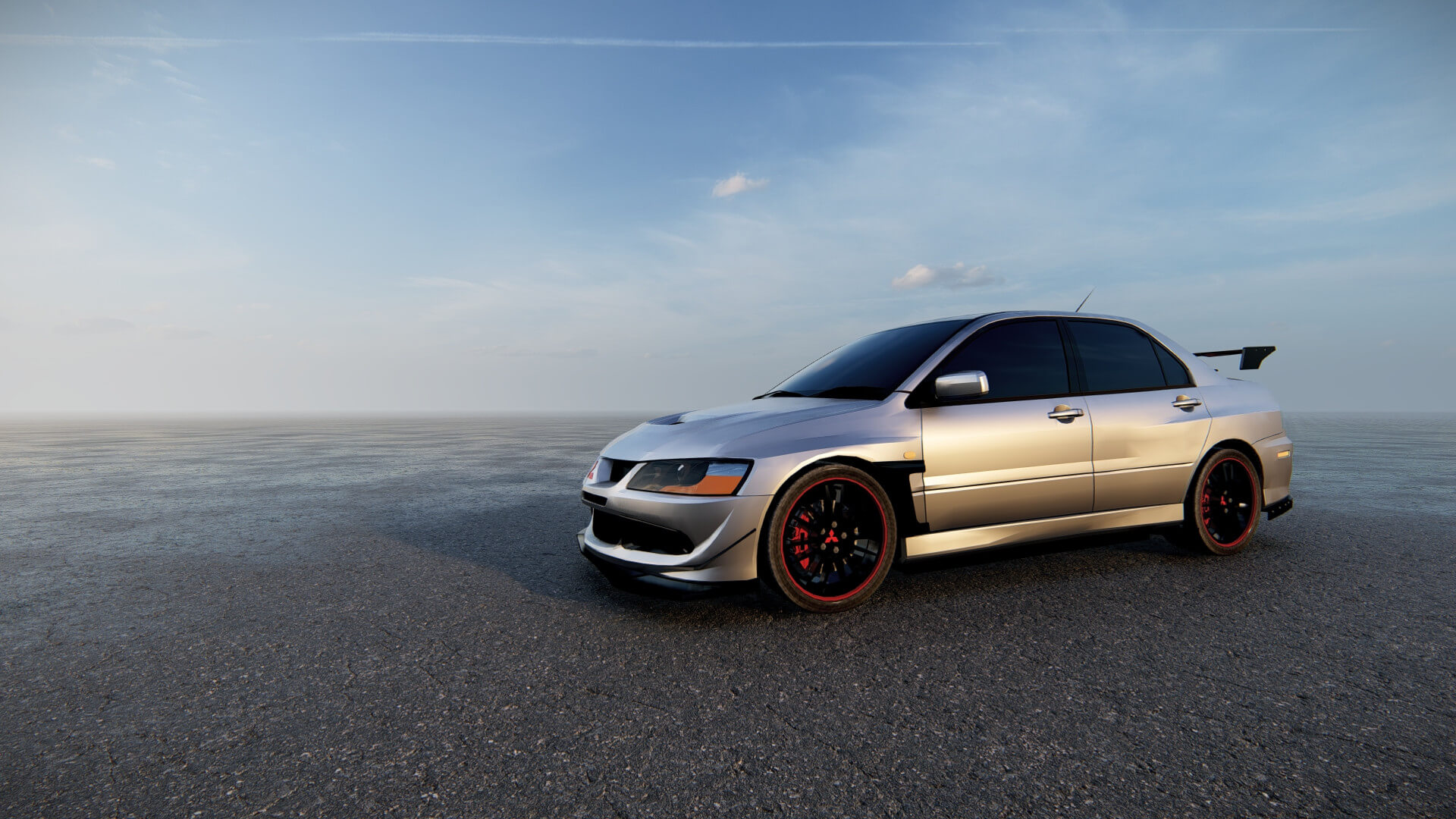 Mitsubishi Lancer Evo VIII Tuned - 3D Model by AlphaGroup