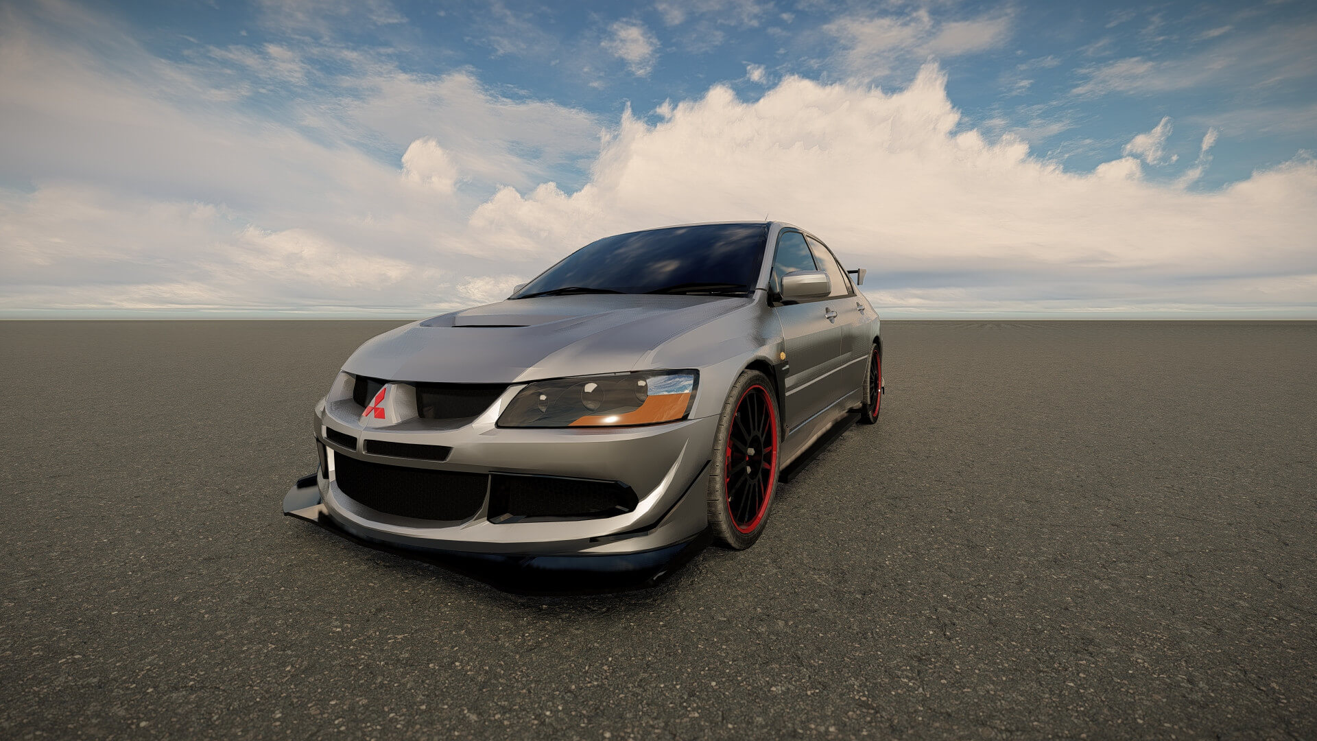 Mitsubishi Lancer Evo VIII Tuned - 3D Model by AlphaGroup
