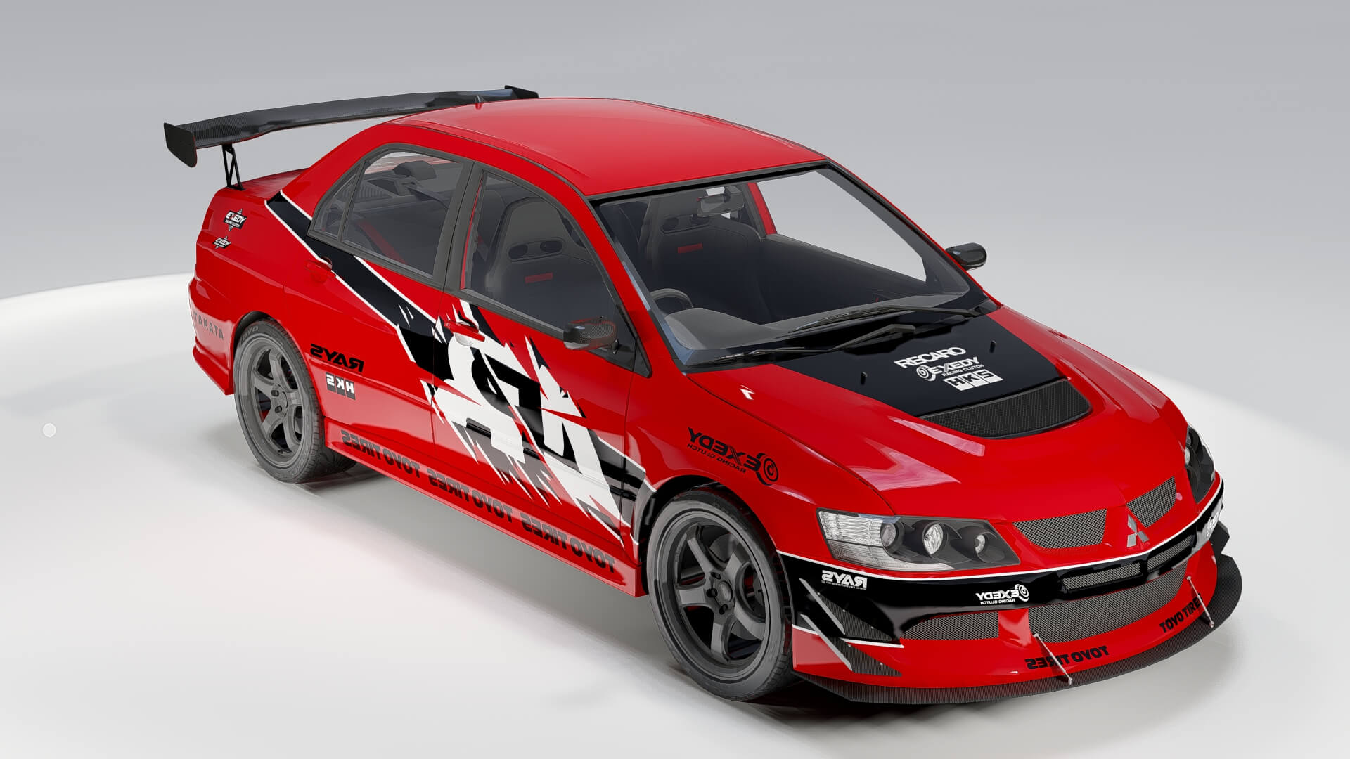 Mitsubishi Lancer Evolution Ix Fast and Furious 2006 - 3D Model by ...