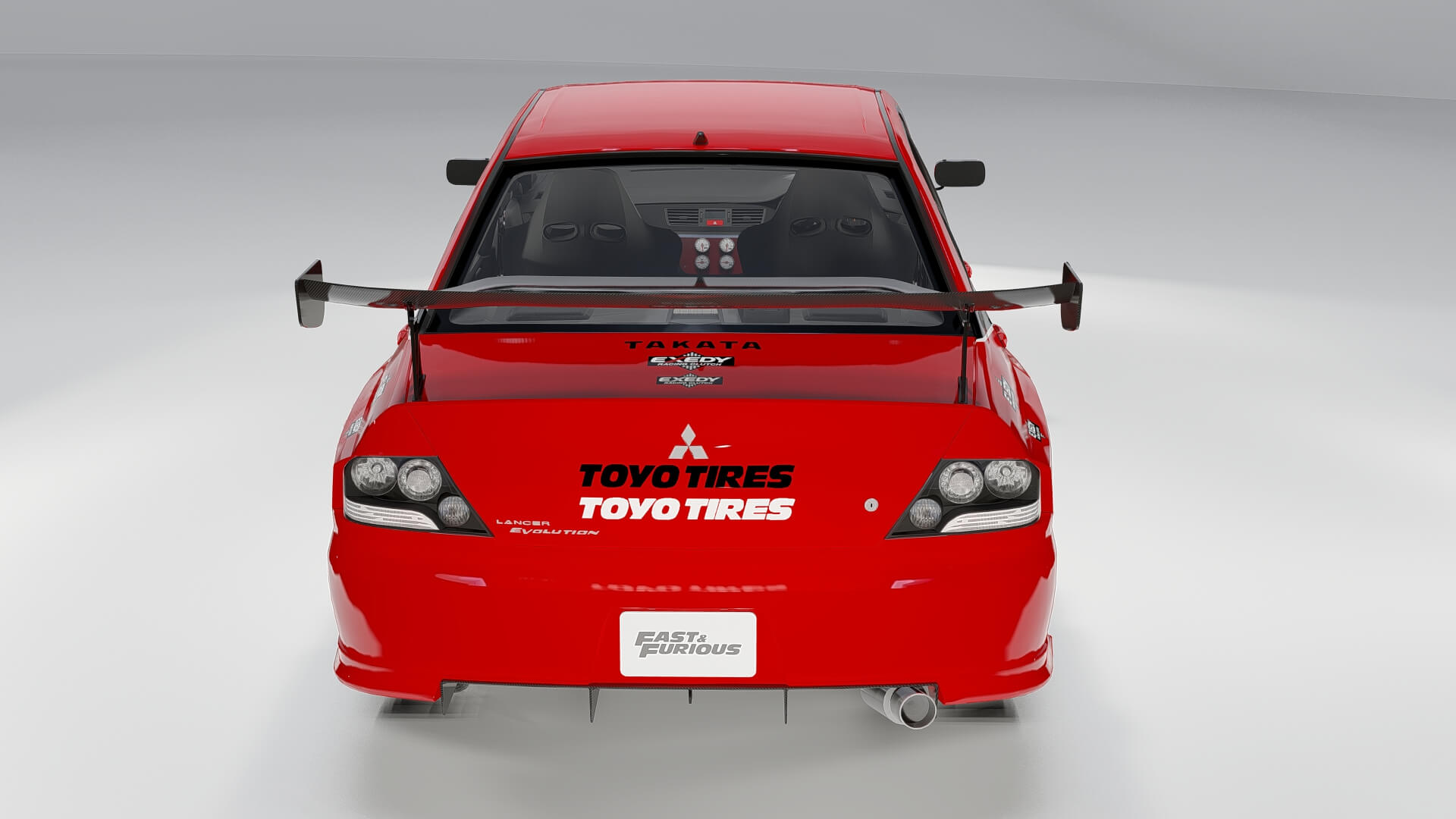 Mitsubishi Lancer Evolution Ix Fast and Furious 2006 - 3D Model by ...