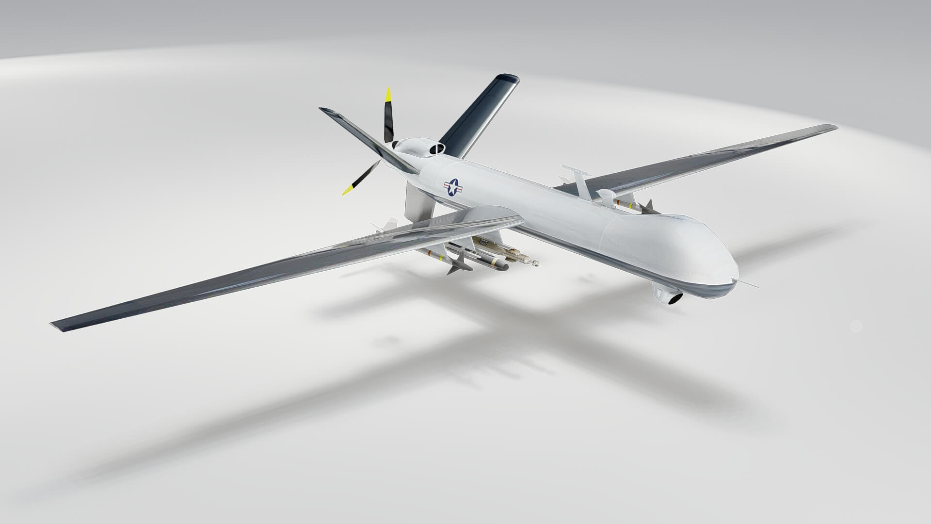 MQ-9 Reaper Drone 3D Model by AlphaGroup