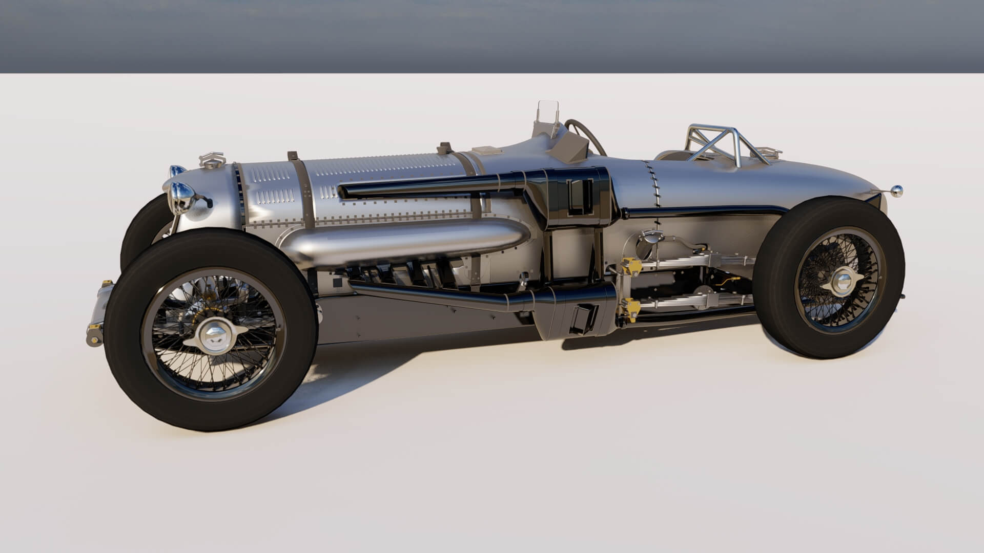 Napier Railton 1933 - 3D Model by AlphaGroup