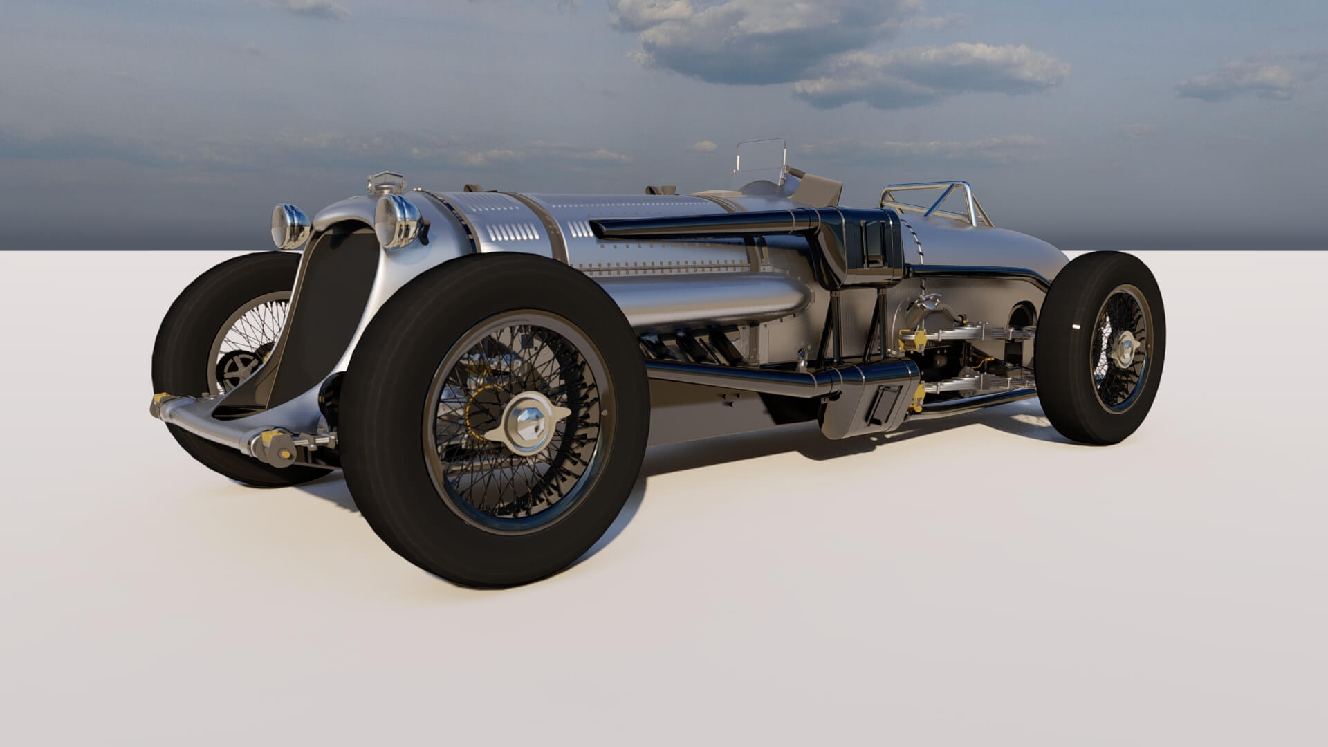 Napier Railton 1933 - 3D Model by AlphaGroup