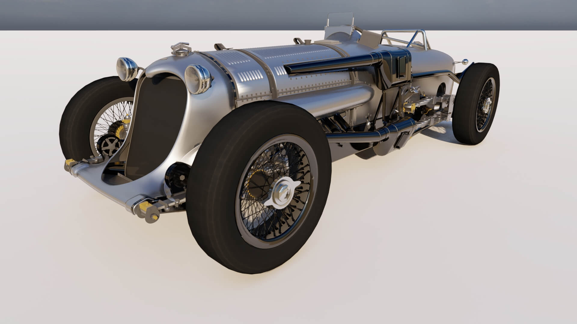 Napier Railton 1933 - 3D Model by AlphaGroup