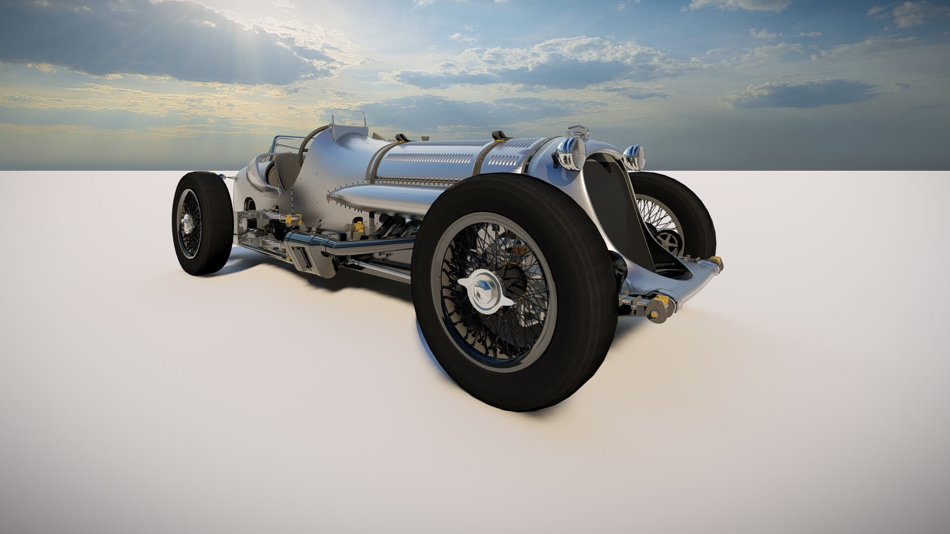 Napier Railton 1933 - 3D Model by AlphaGroup