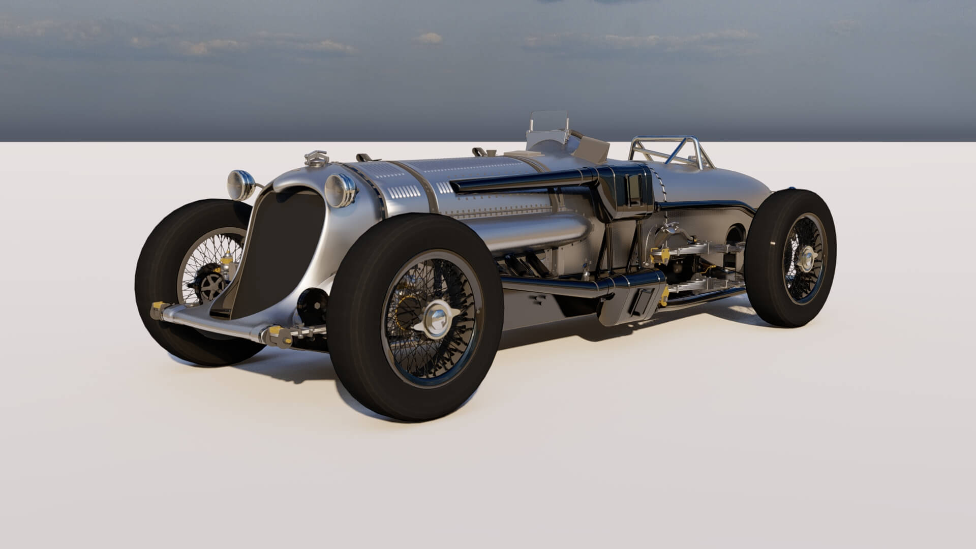 Napier Railton 1933 - 3D Model by AlphaGroup
