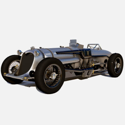 Napier Railton 1933 - 3D Model by AlphaGroup