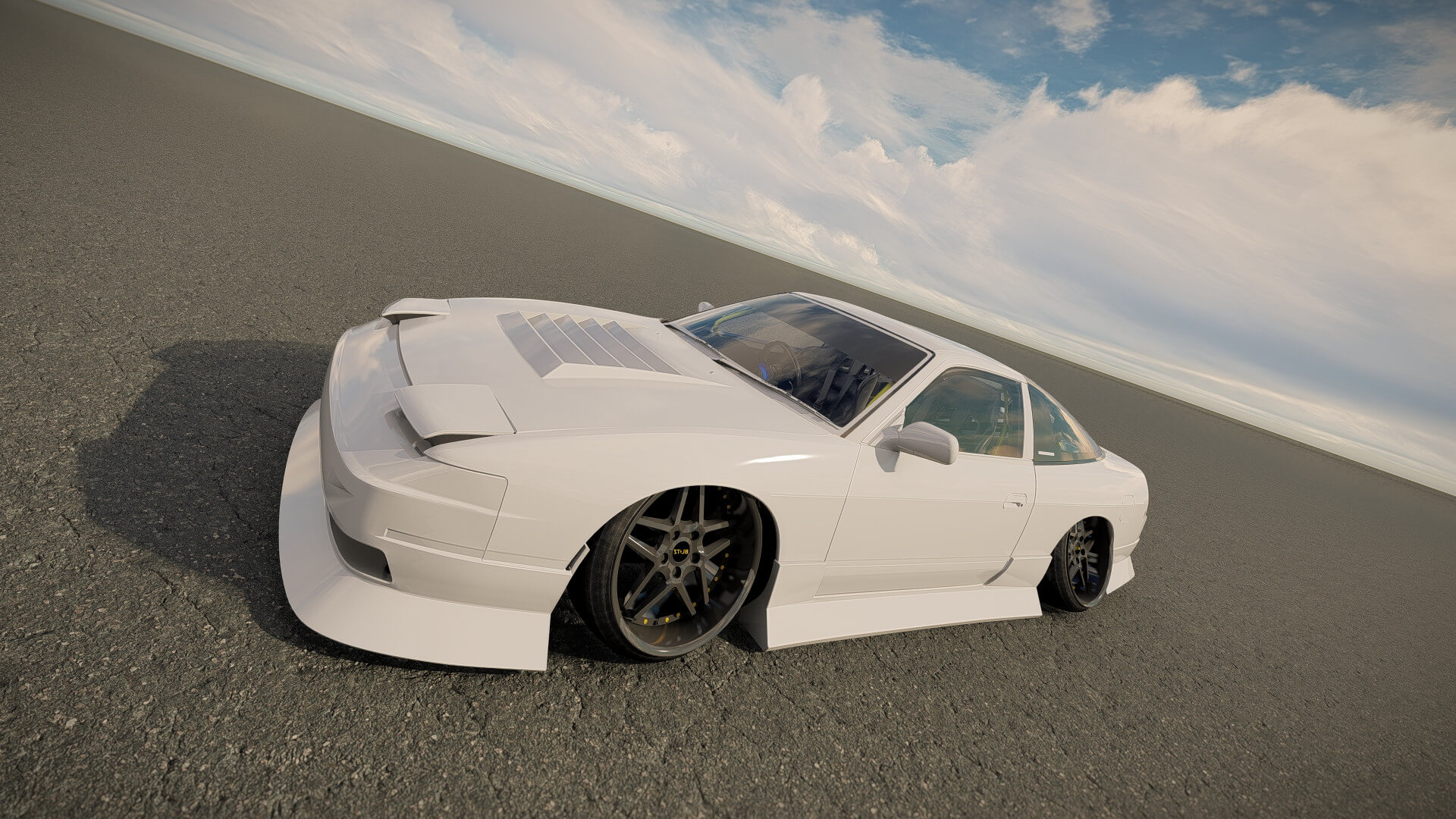 Nissan 240Sx Tuned - 3D Model by AlphaGroup