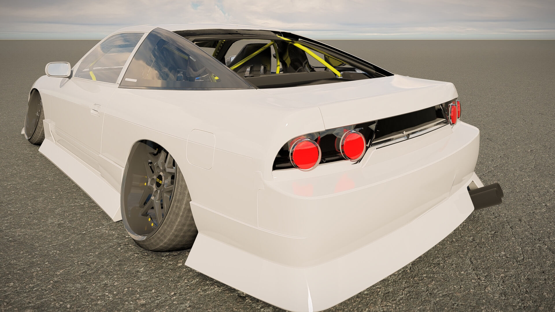 Nissan 240Sx Tuned - 3D Model by AlphaGroup