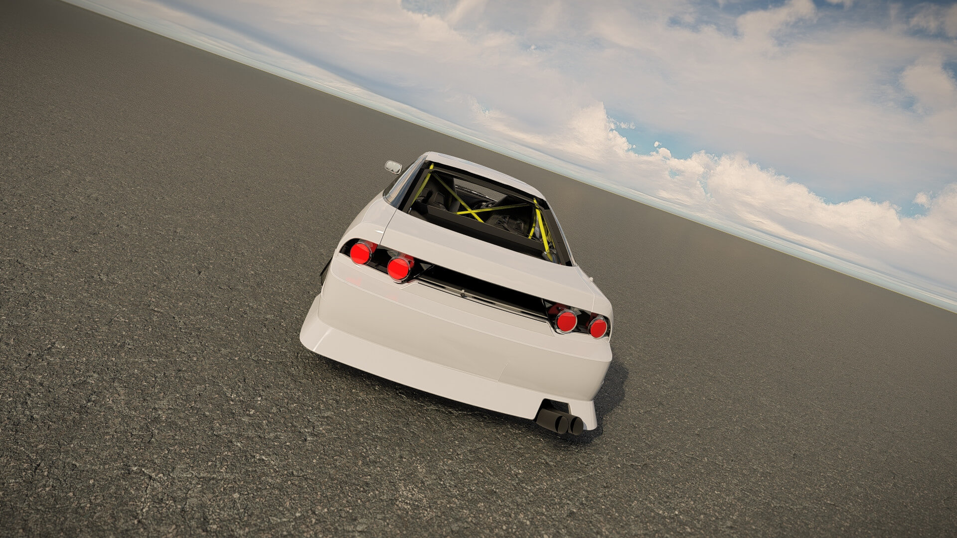 Nissan 240Sx Tuned - 3D Model by AlphaGroup