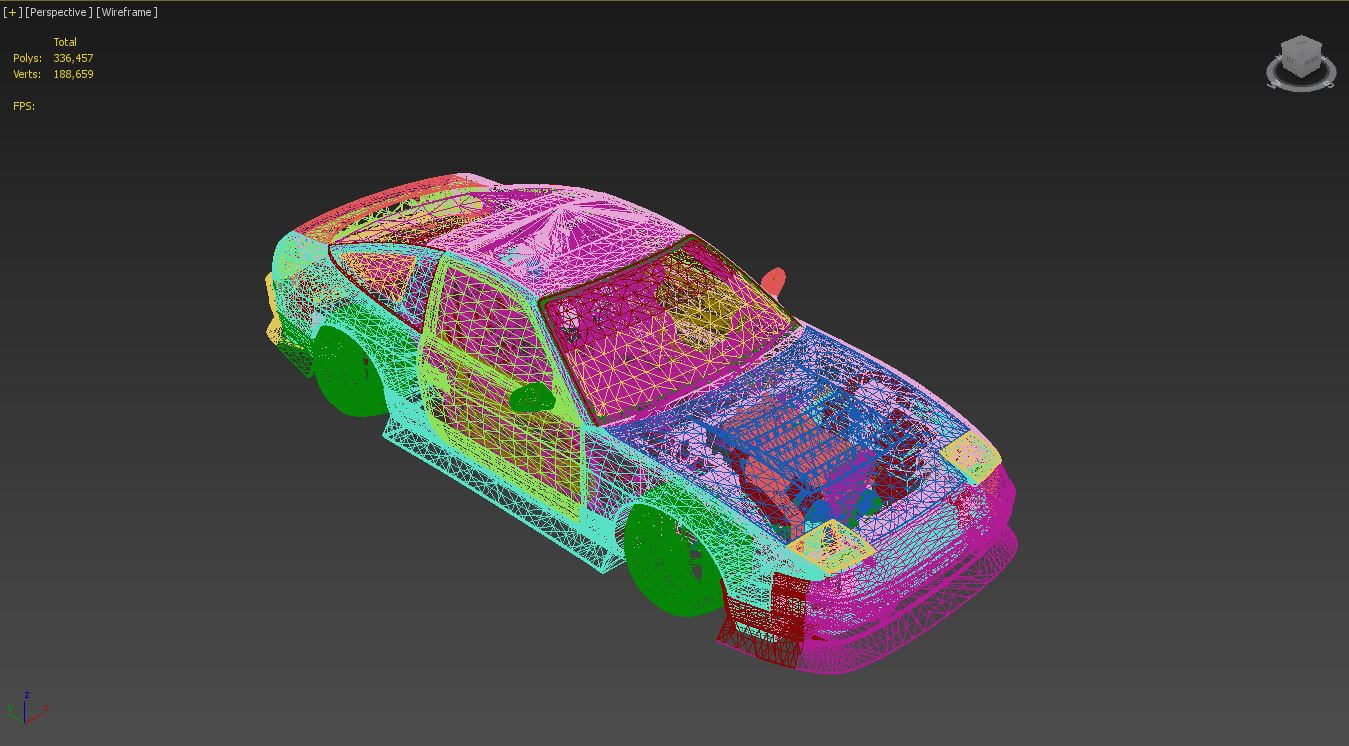Nissan 240Sx Tuned - 3D Model by AlphaGroup