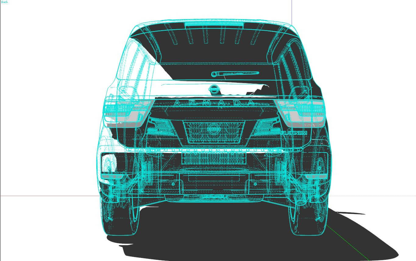 Nissan Armada 2022 - 3D Model by AlphaGroup