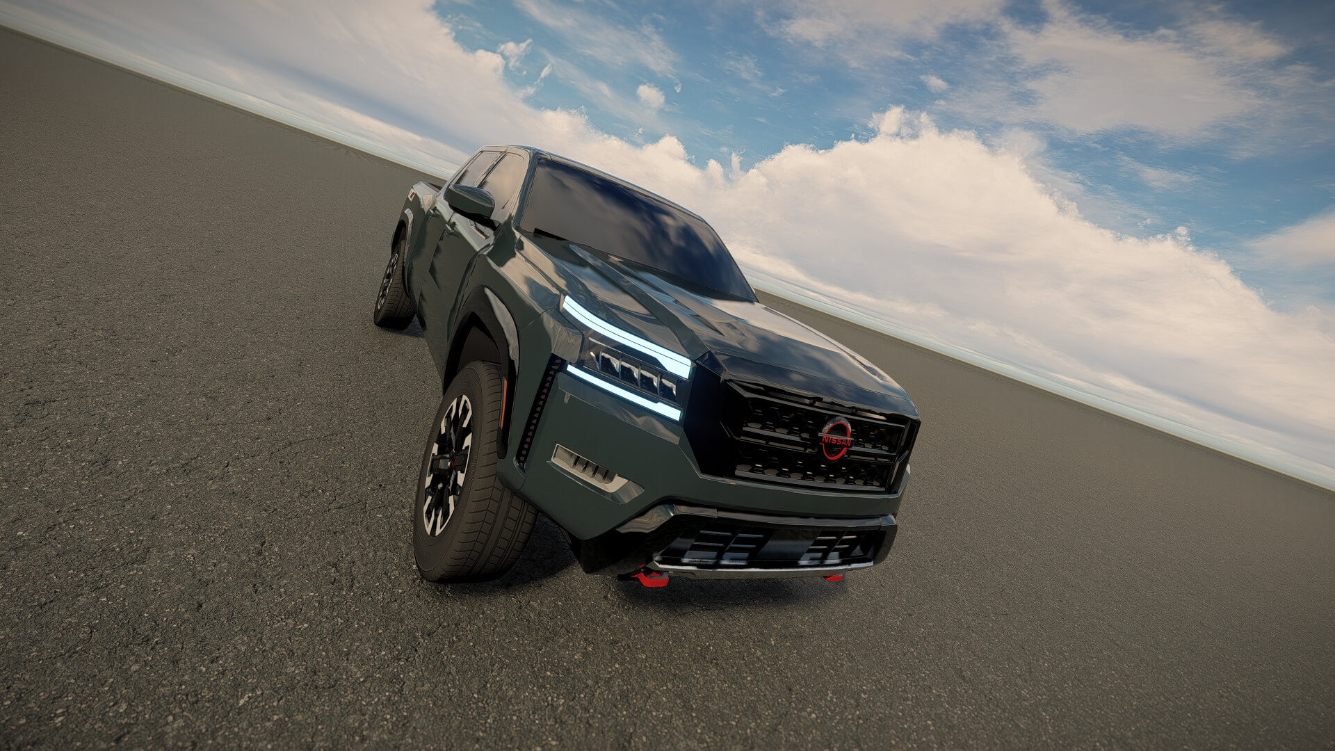 Nissan Frontier 2022 - 3D Model by AlphaGroup