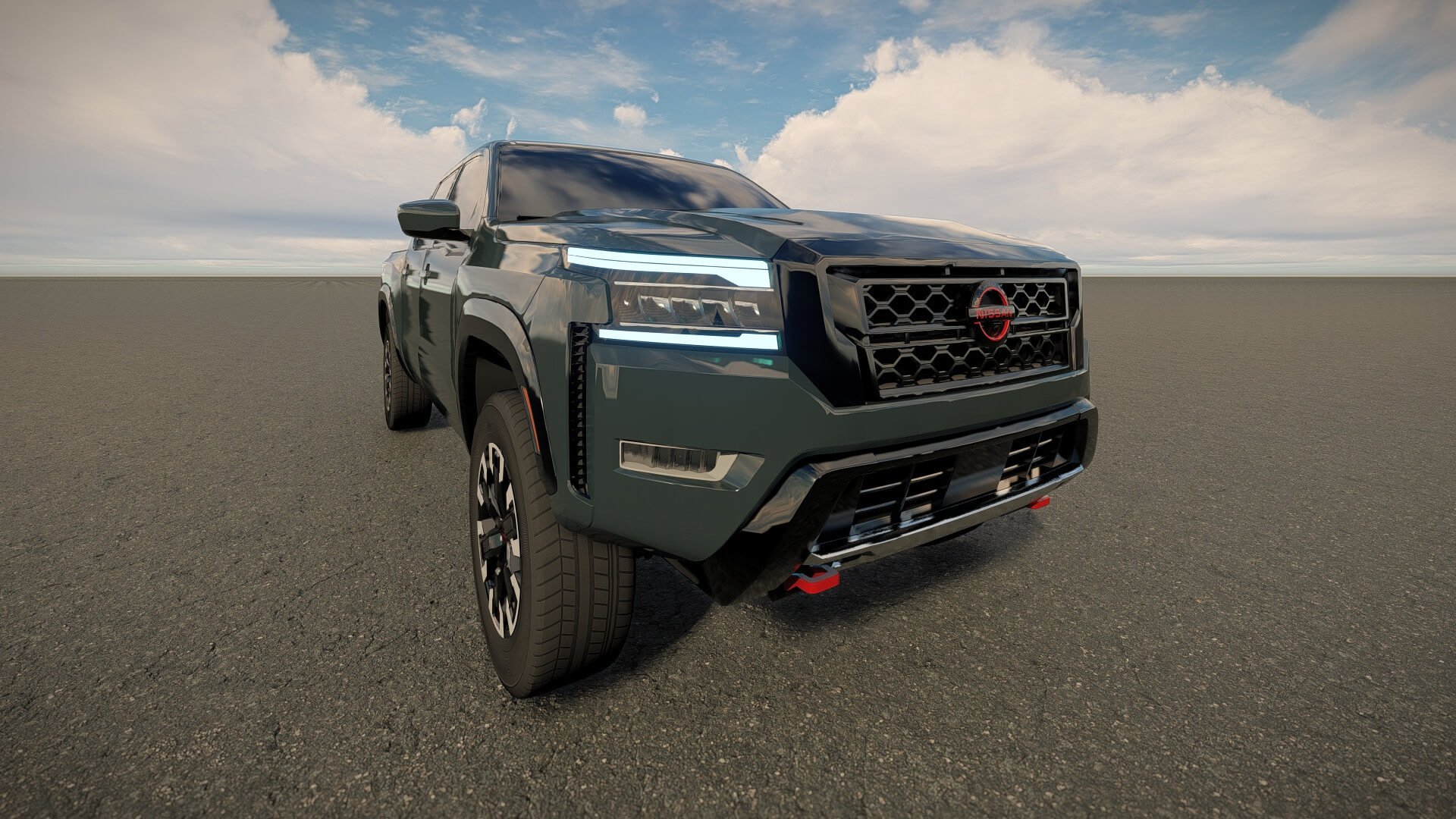 Nissan Frontier 2022 - 3D Model by AlphaGroup