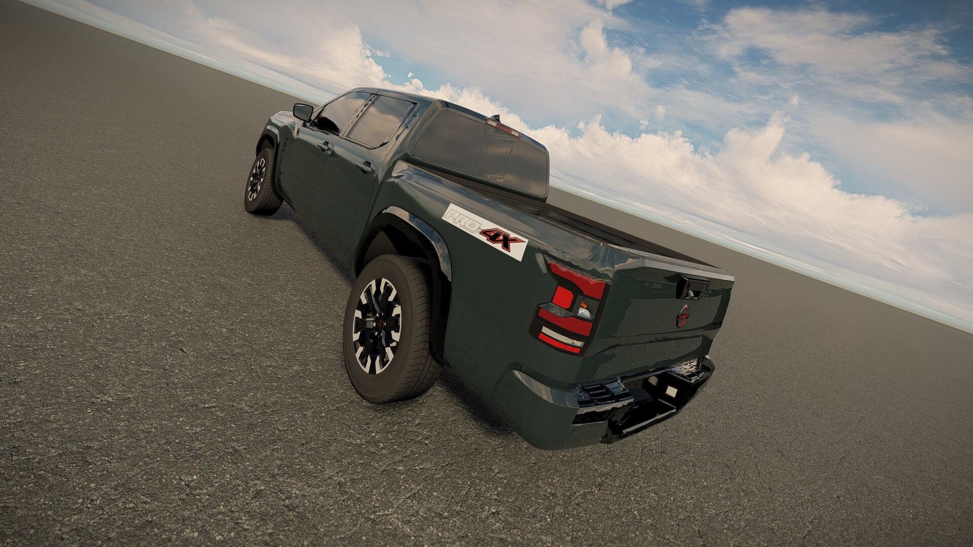 Nissan Frontier 2022 - 3D Model by AlphaGroup