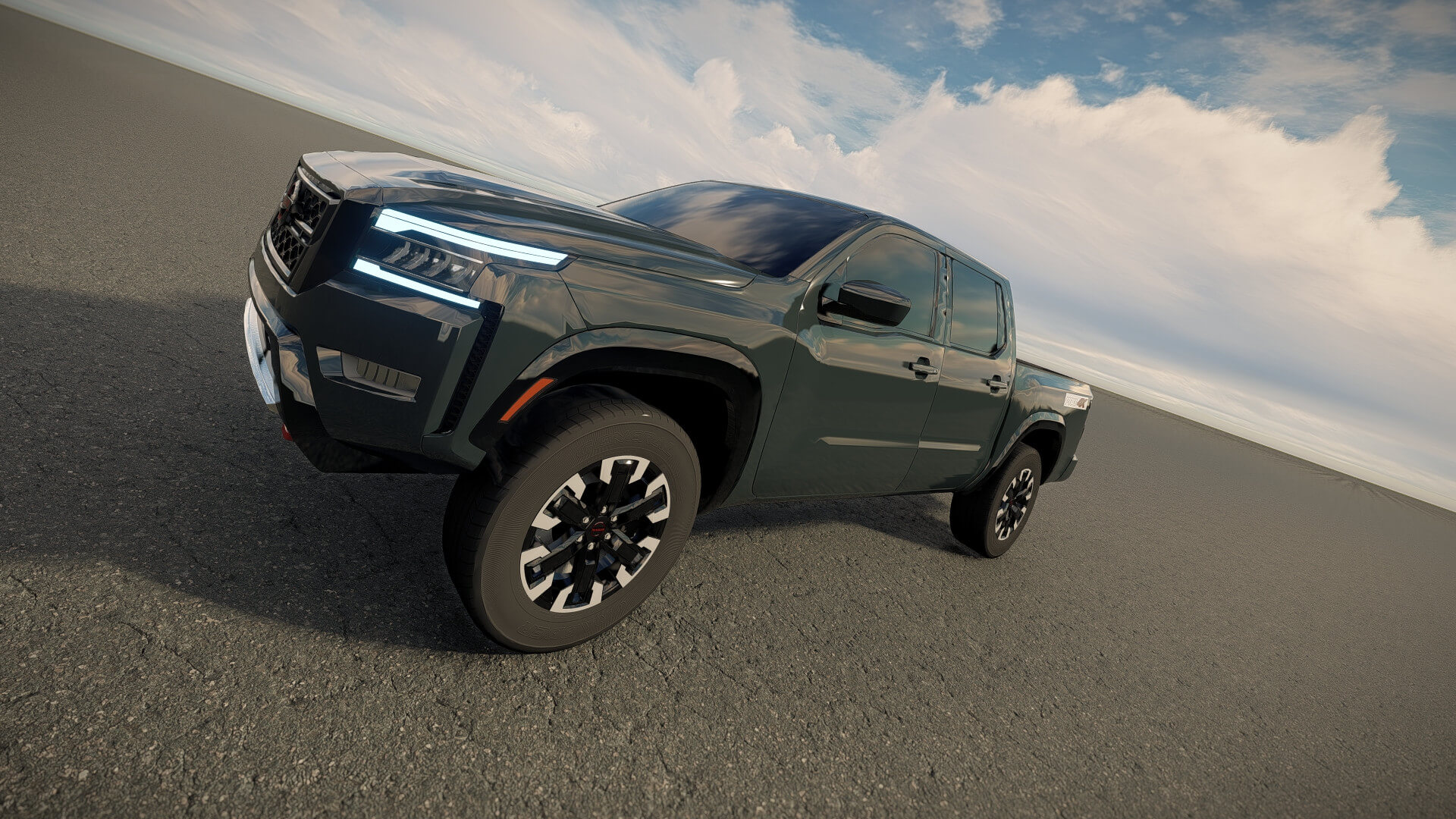 Nissan Frontier 2022 - 3D Model by AlphaGroup