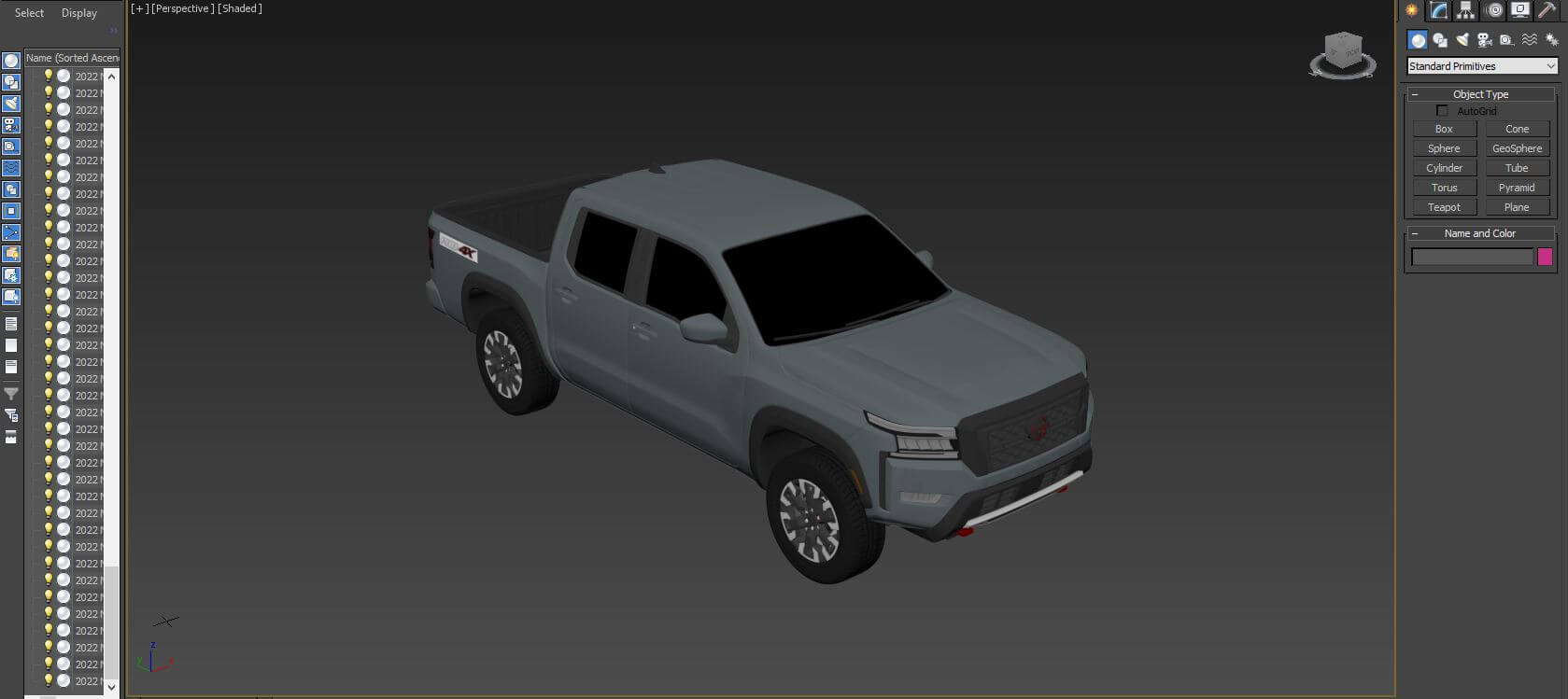 Nissan Frontier 2022 - 3D Model by AlphaGroup