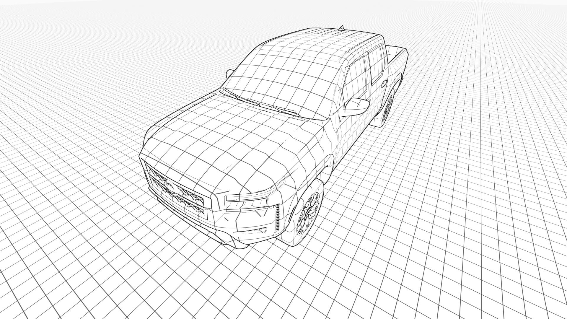 Nissan Frontier 2022 - 3D Model by AlphaGroup