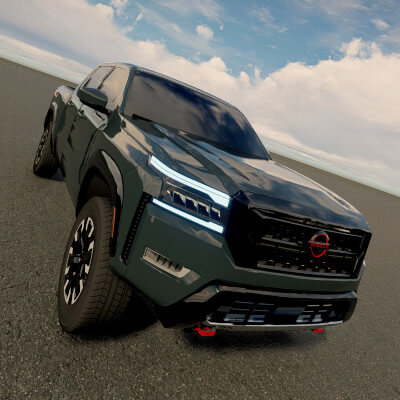 Nissan Frontier 2022 - 3D Model by AlphaGroup