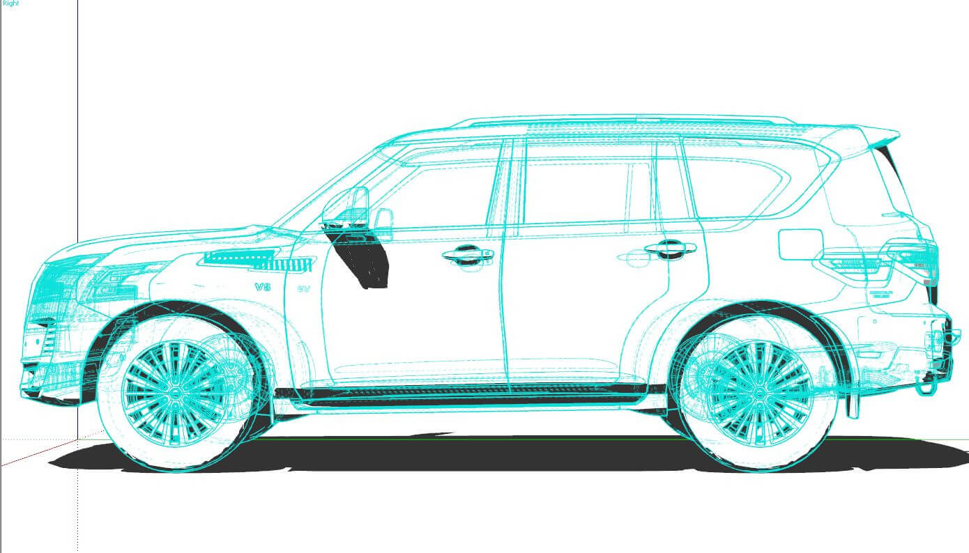 Nissan Patrol 2022 - 3D Model by AlphaGroup