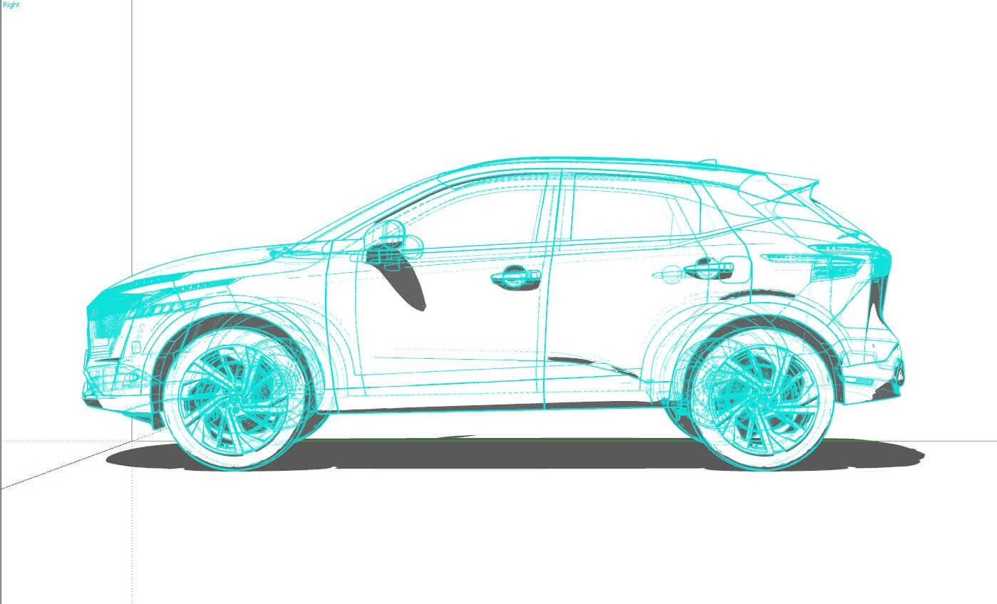 Nissan Qashqai 2022 - 3D Model by AlphaGroup