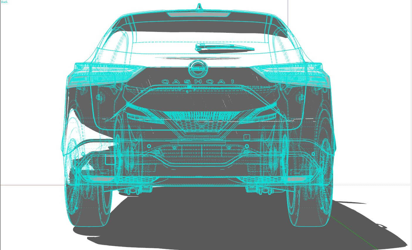 Nissan Qashqai 2022 - 3D Model by AlphaGroup