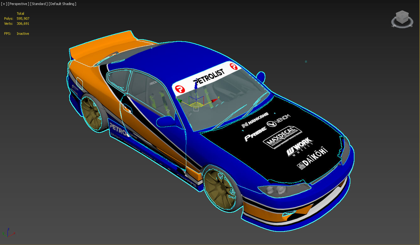 Nissan Silvia S15 Tokyo Drift - 3D Model by AlphaGroup