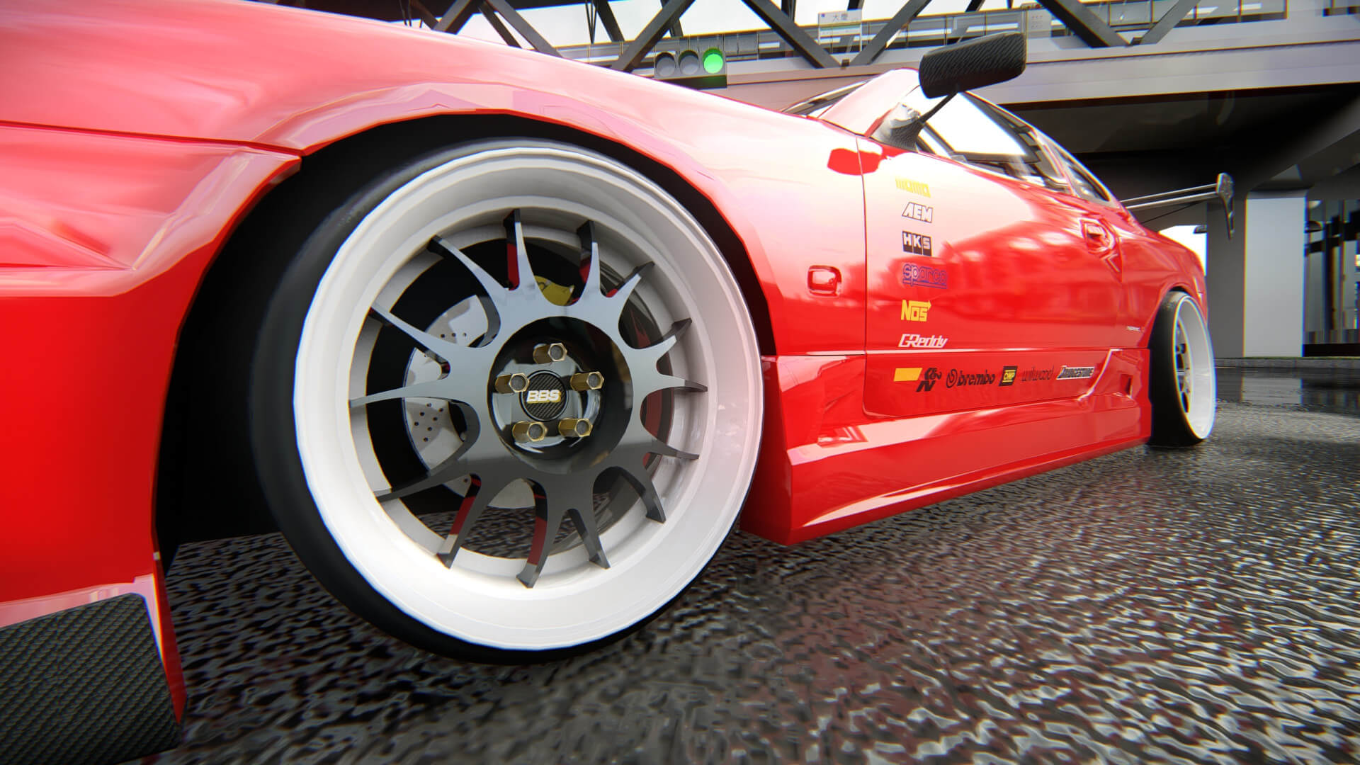 Nissan Silvia s14 Tuned - 3D Model by AlphaGroup