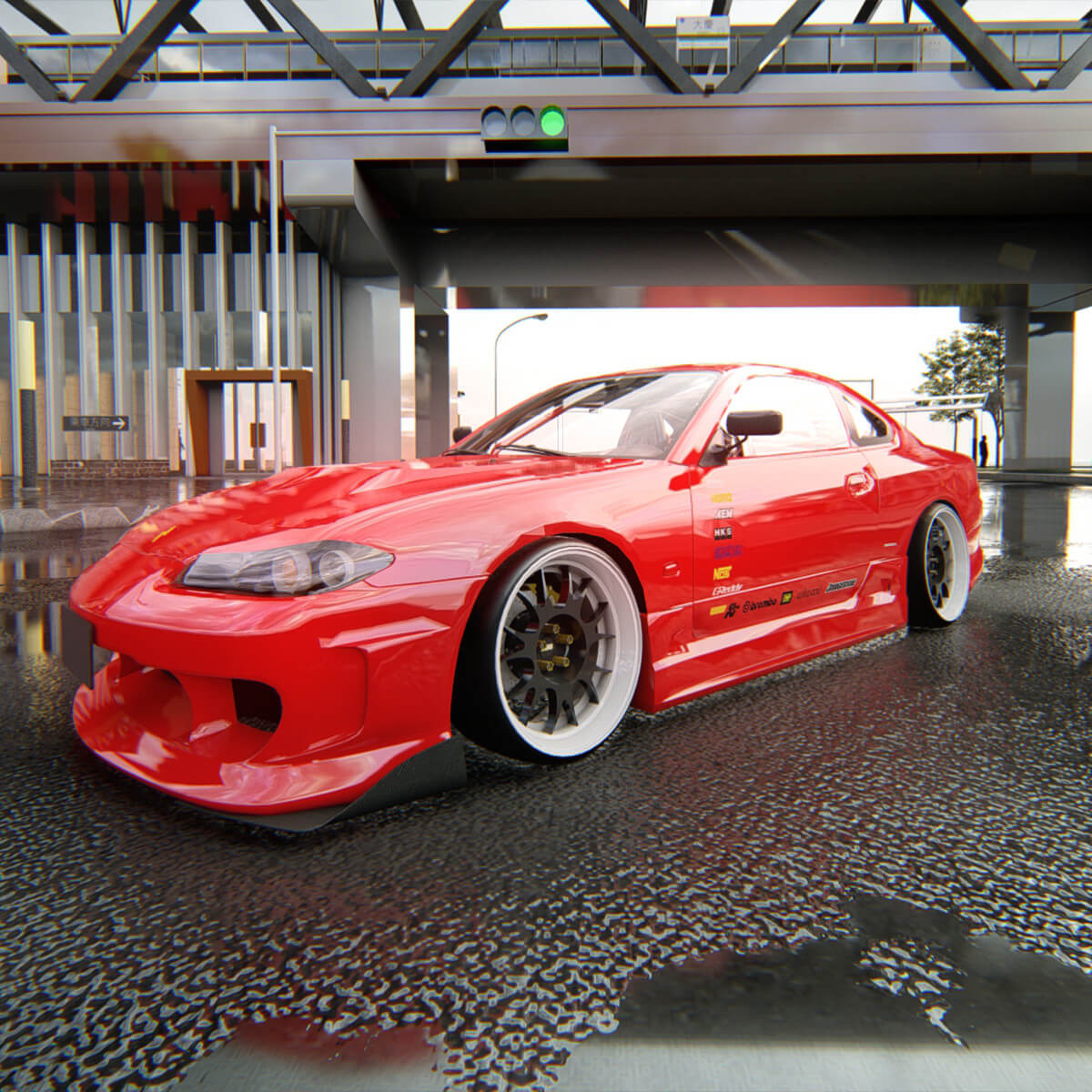 Nissan Silvia S14 Modified