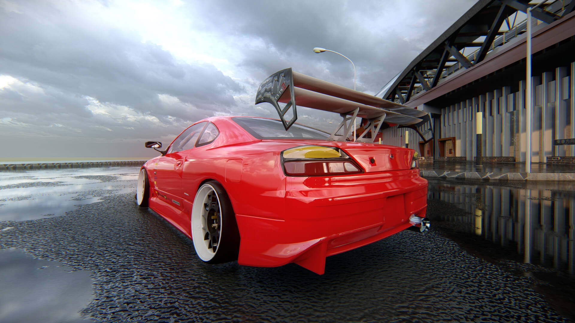 Nissan Silvia s14 Tuned - 3D Model by AlphaGroup