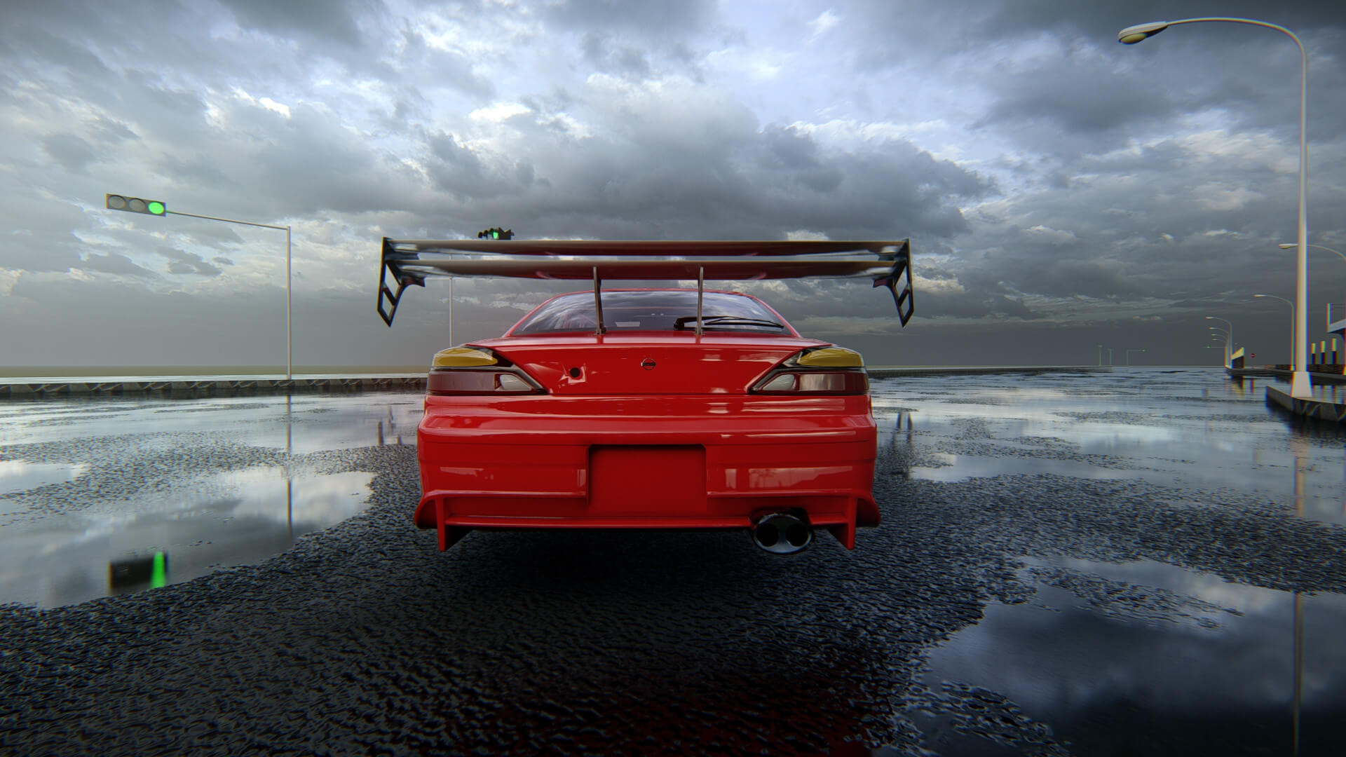 Nissan Silvia s14 Tuned - 3D Model by AlphaGroup