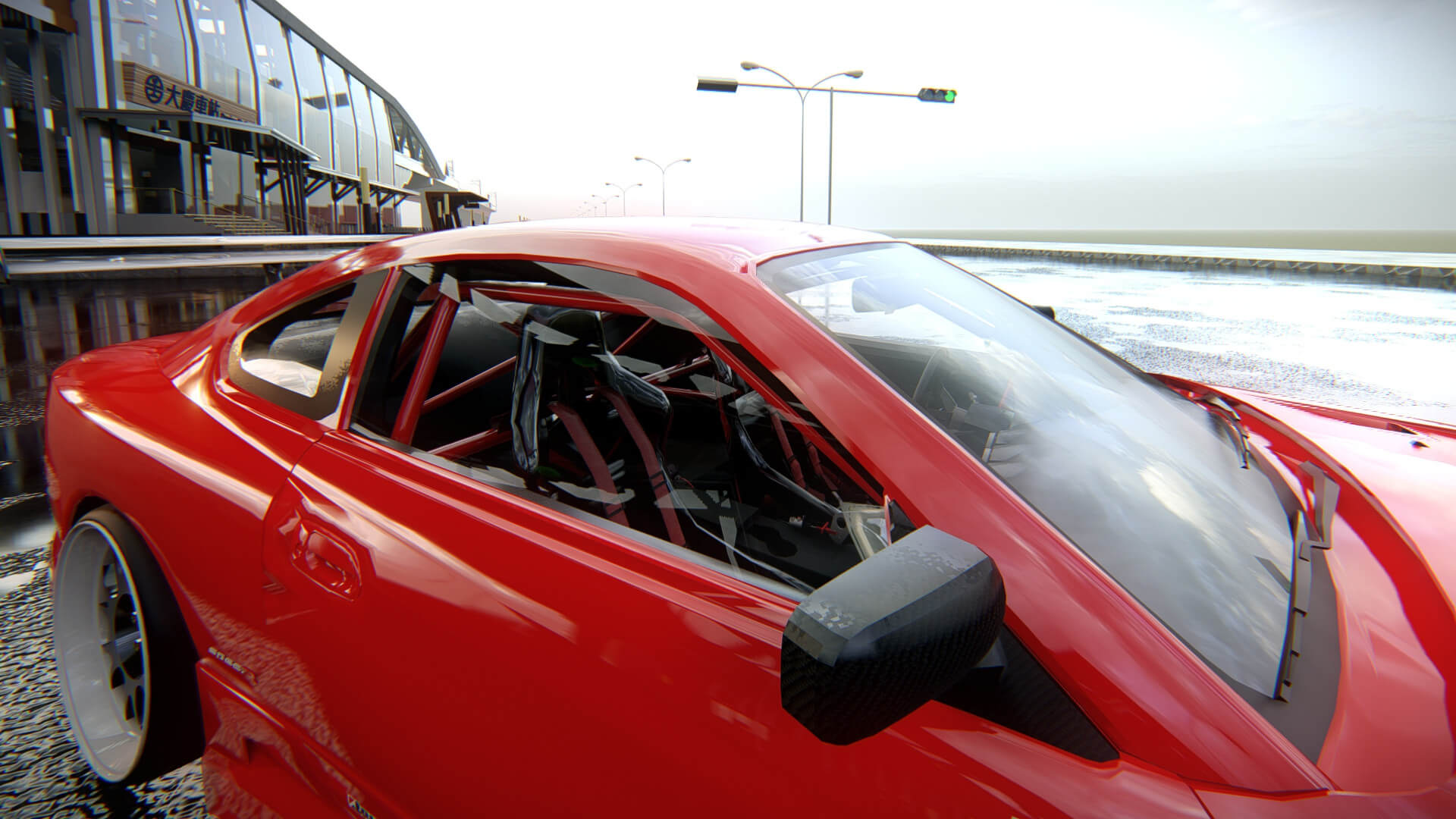 Nissan Silvia s14 Tuned - 3D Model by AlphaGroup