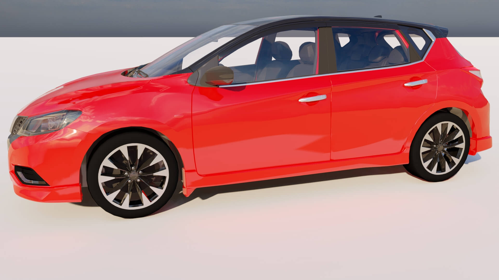 Nissan Tiida 2023 - 3D Model by AlphaGroup